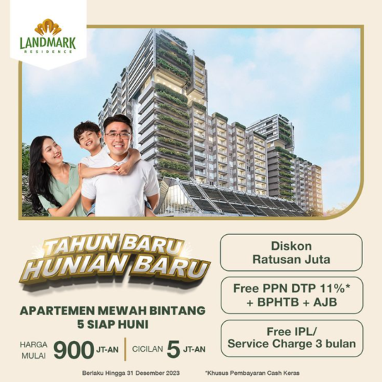 Landmark Residence | Harga & Pemesanan